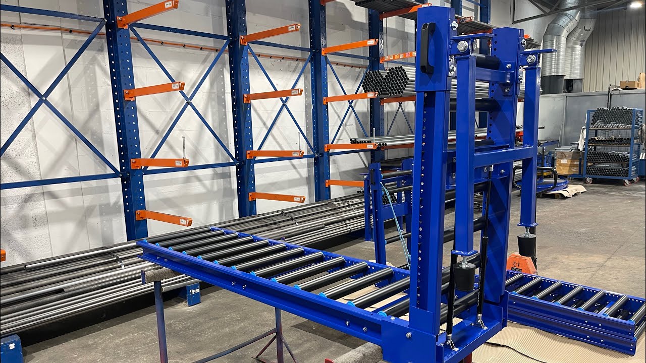 Conveyor Gate for Gravity Roller Conveyors - YouTube