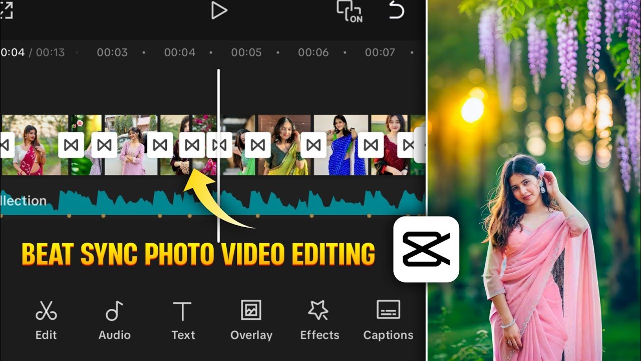 Capcut Photo Beat Sync Tutorial | Photo Transition Video Editing In Capcut | Photo Video Editing ...