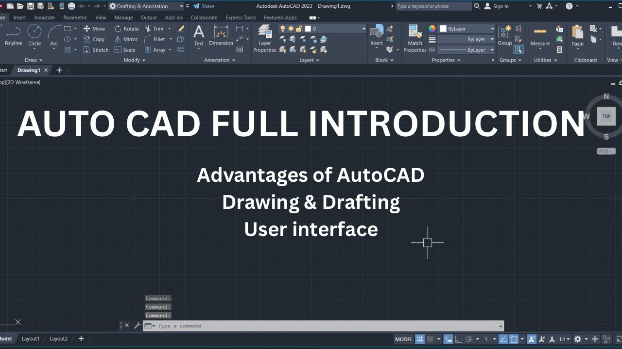Autocad full Introduction | Drawing & Drafting | Advantages of Auto CAD ...