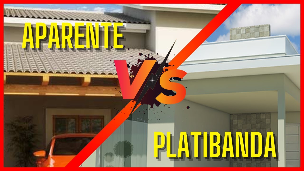 CONSTRUIR COM TELHADO APARENTE OU PLATIBANDA ? - YouTube