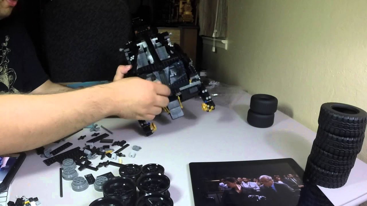 Lego build: The Tumbler 2014 set #76023 (time lapse) - YouTube