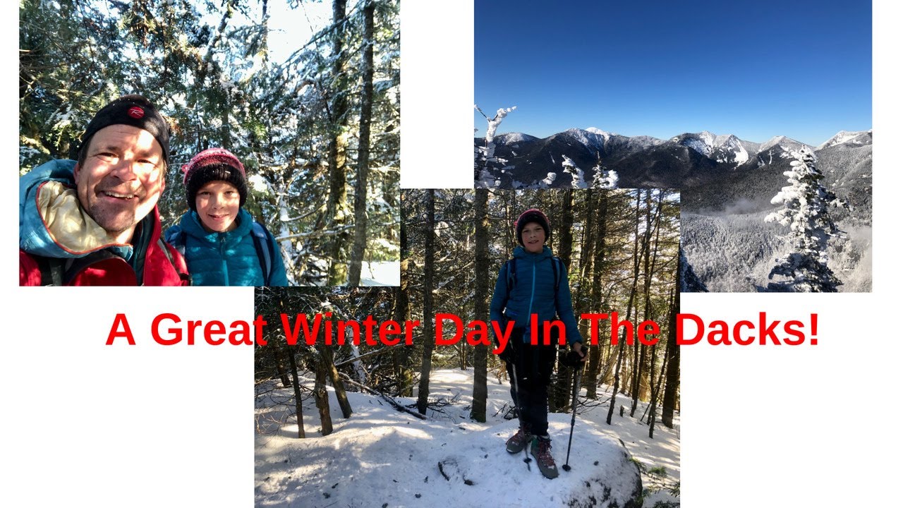 Hiking Mt Colvin and Blake Peak-An Awesome Winter Day! - YouTube