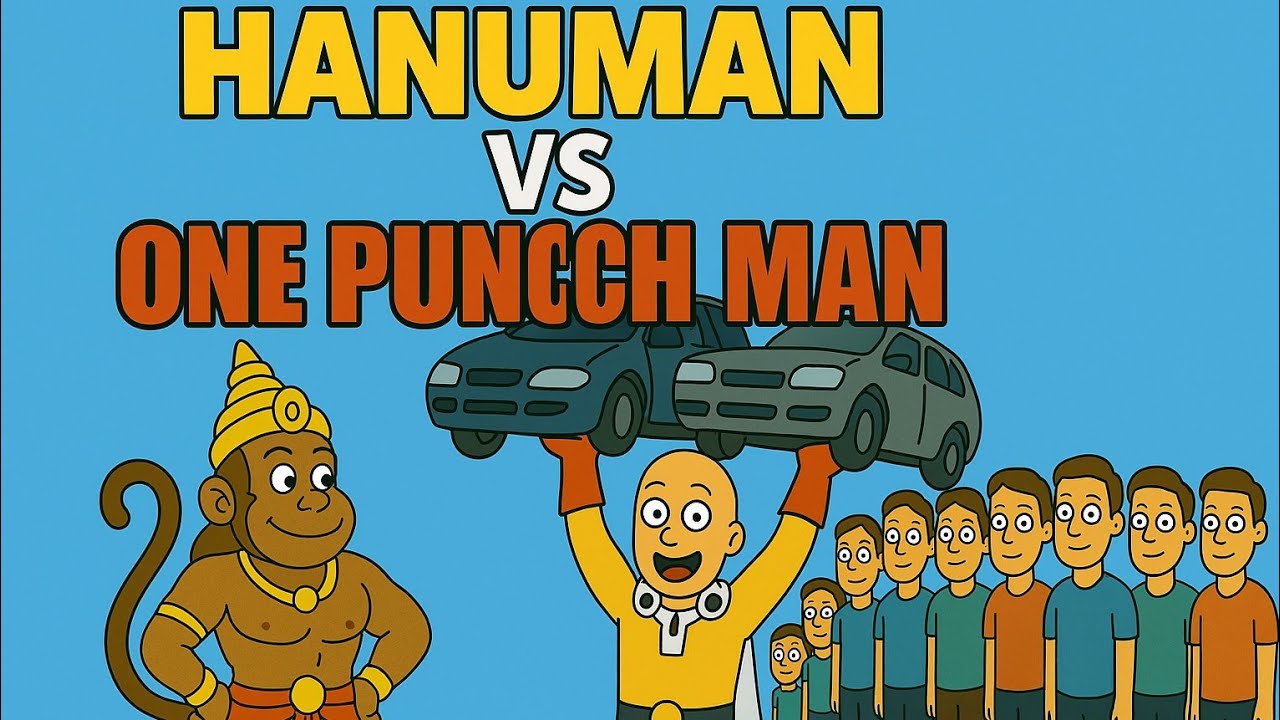 😮One man punch vs Hanuman ji || (2025 animated series) - YouTube