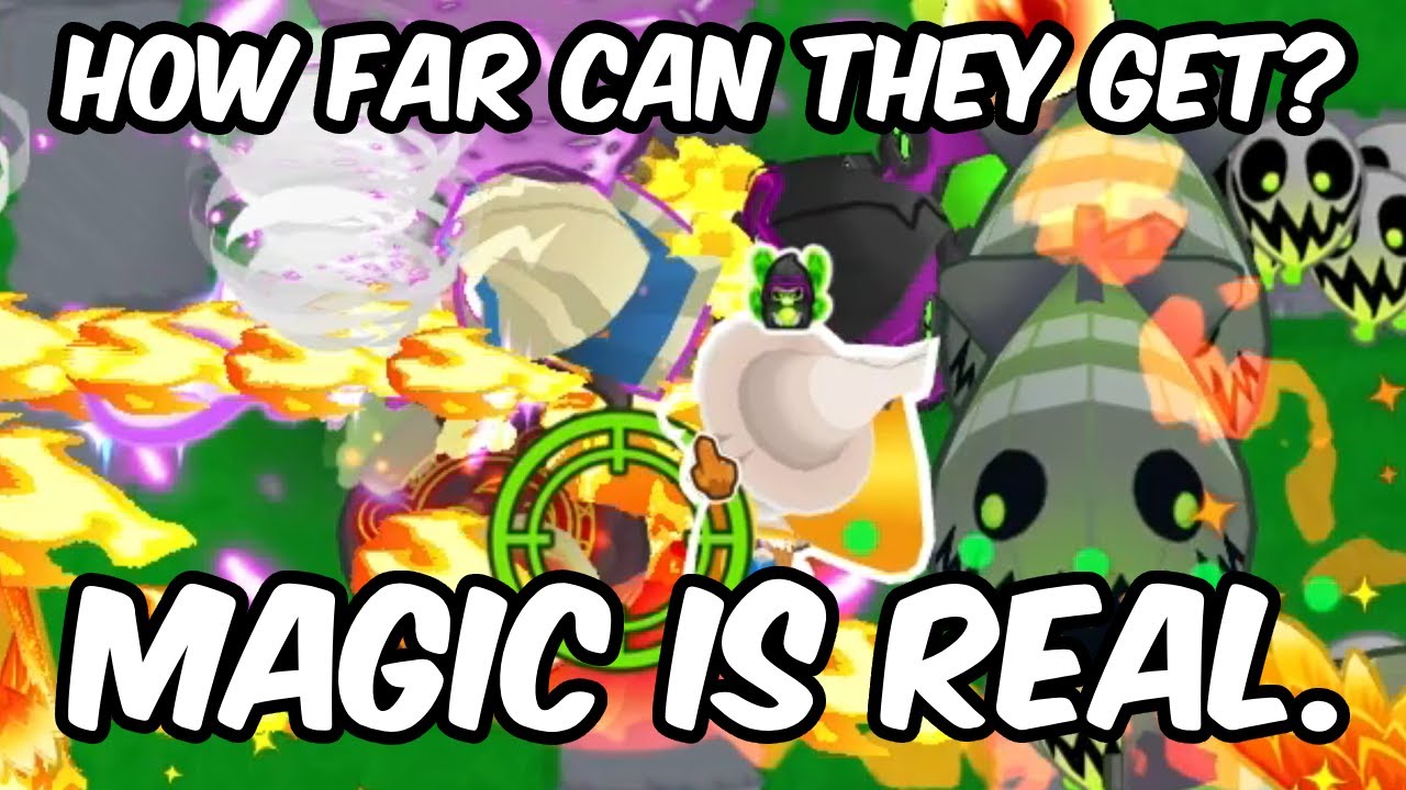 BTD6 - How far can THE FOUR PATHS OF THE WIZARD MONKEY get? - YouTube