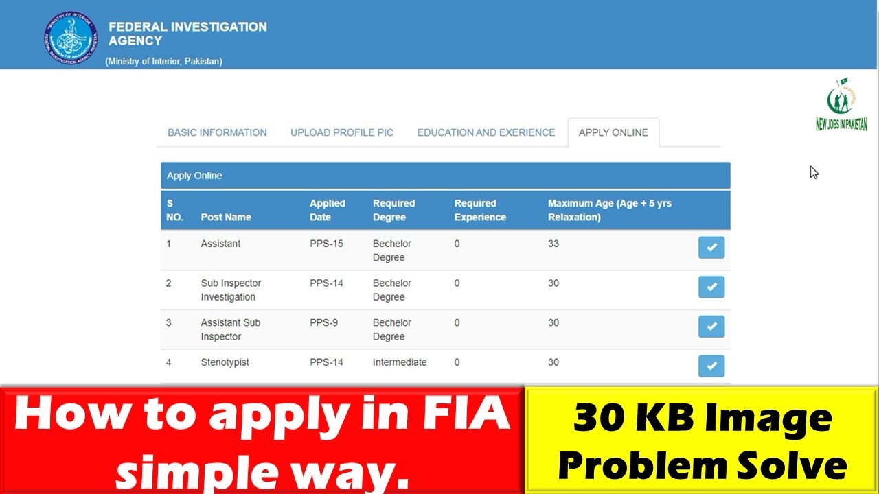 How to apply in FIA Jobs 2022 Simple Way | FIa Jobs 2022 | Fia | Fia ...