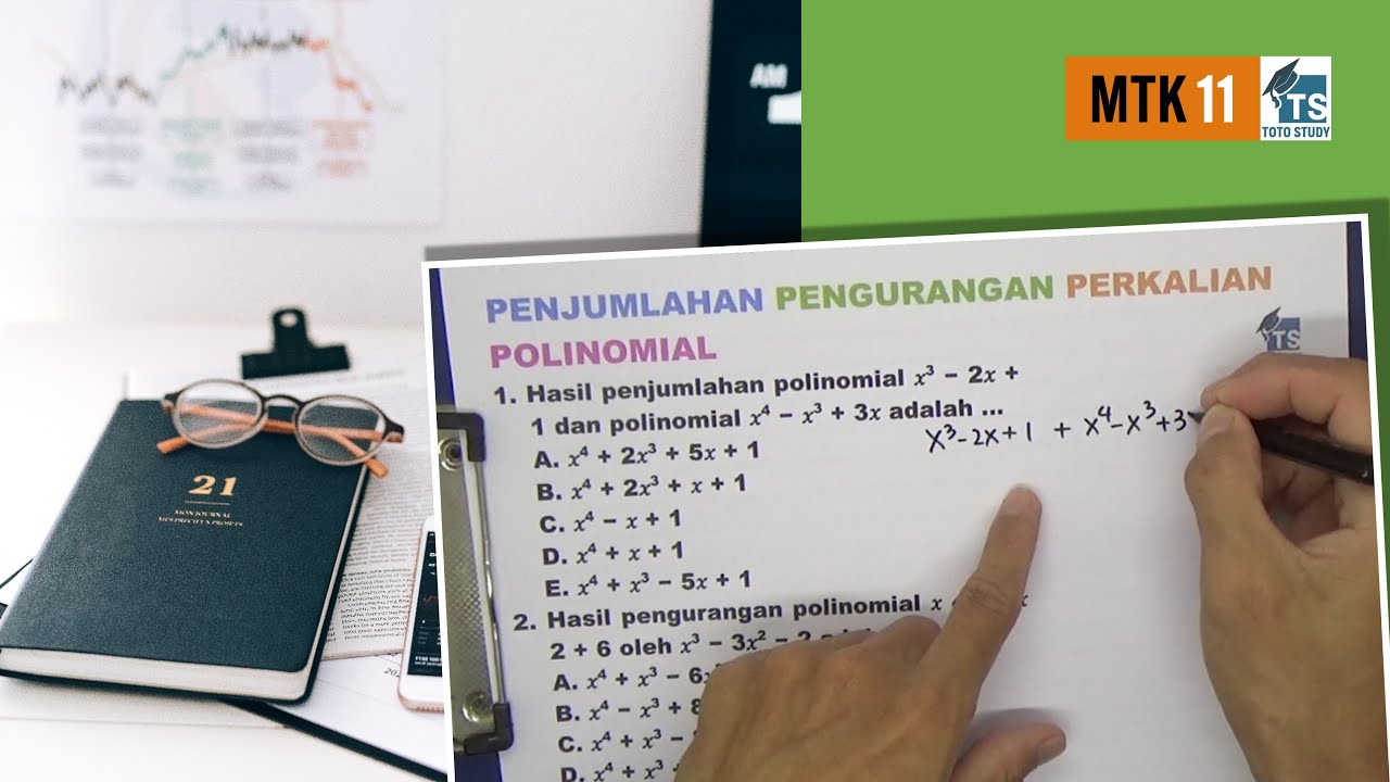 Penjumlahan Pengurangan Perkalian Polinomial - YouTube