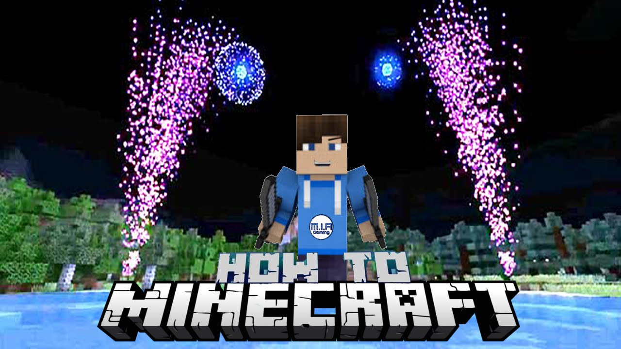 HOW TO MAKE A FIREWORK LAUNCHER IN MINECRAFT PC (NEWYEAR EDITION) - YouTube