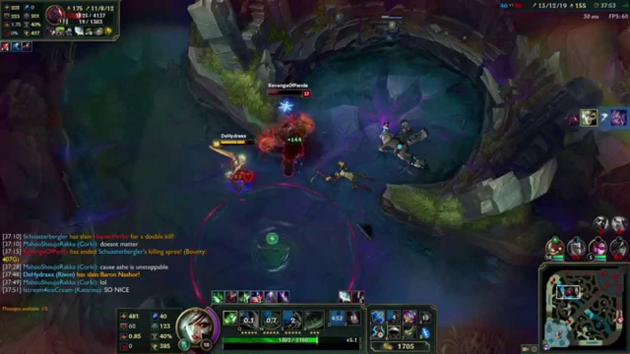 Riven Baron Steal | Funny Moments | League of Legends - YouTube