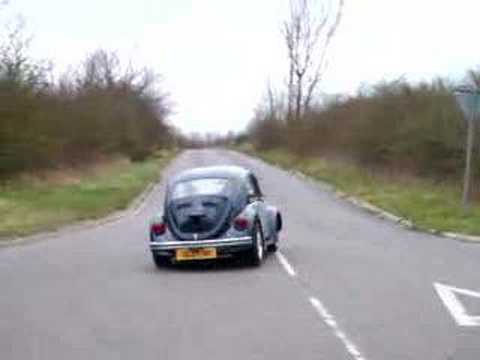 VW Beetle 1641cc Turbo bug drift - YouTube