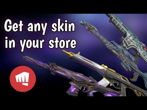 How To Get Any Skin In Valorant Store - YouTube
