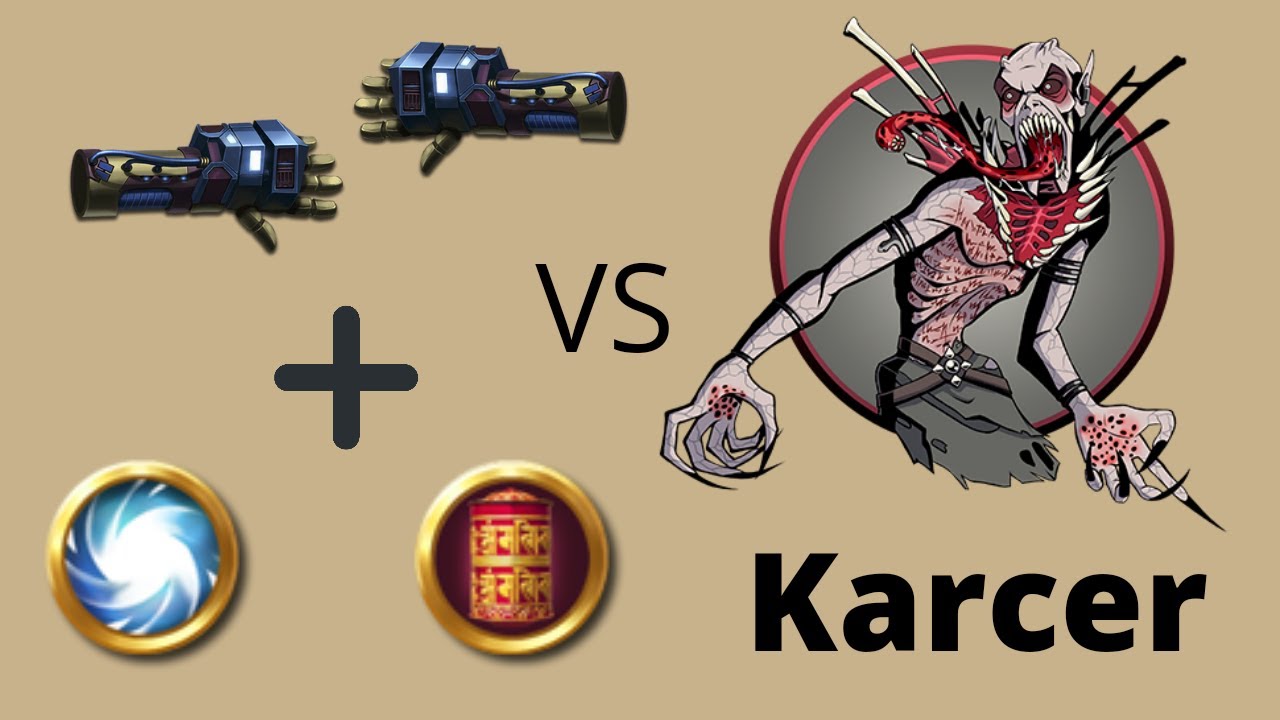 Karcer shadow fight 2 tempest rage vs typhoon of spirits - YouTube