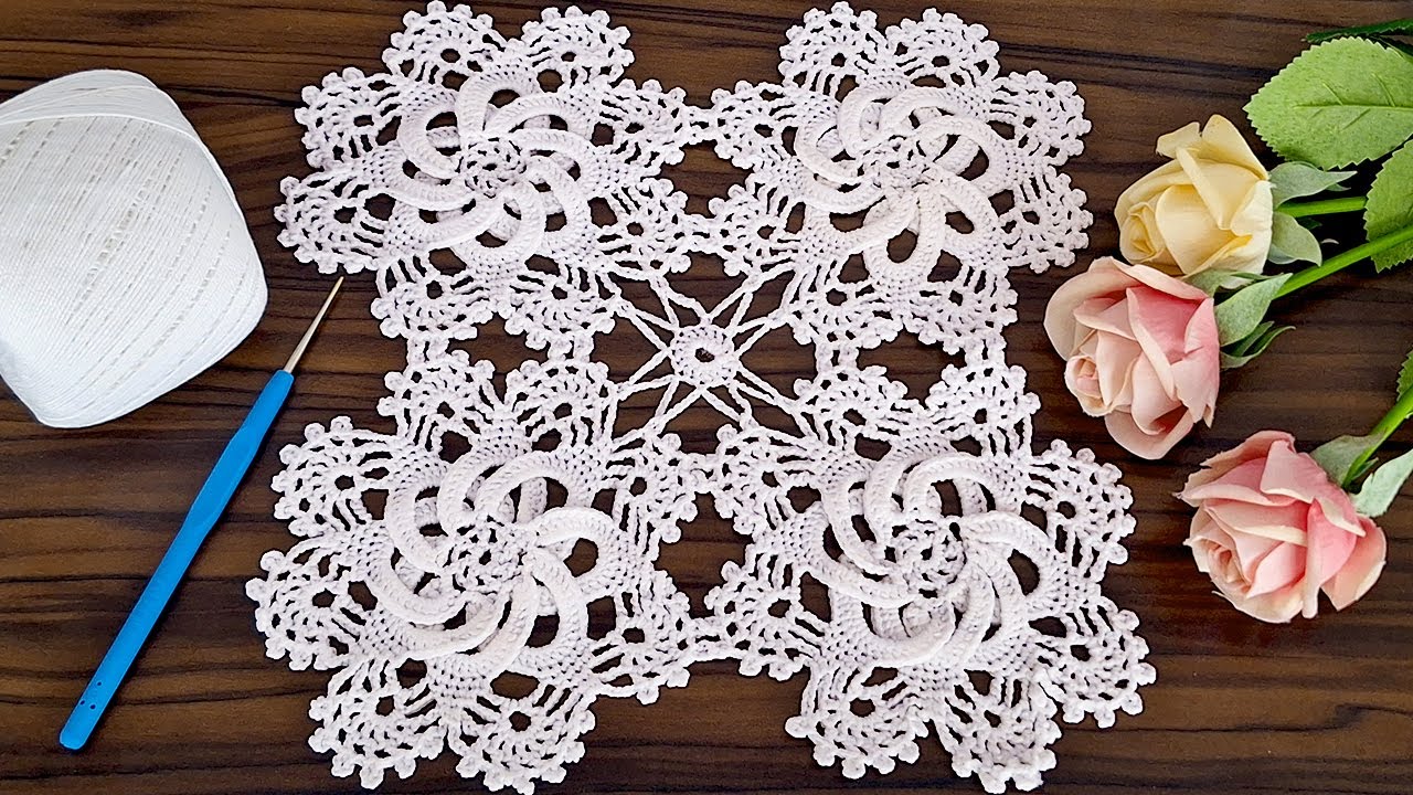 Step By Step Tutorial Crochet Motif 🧶 With Join Crochet Motif For Make ...