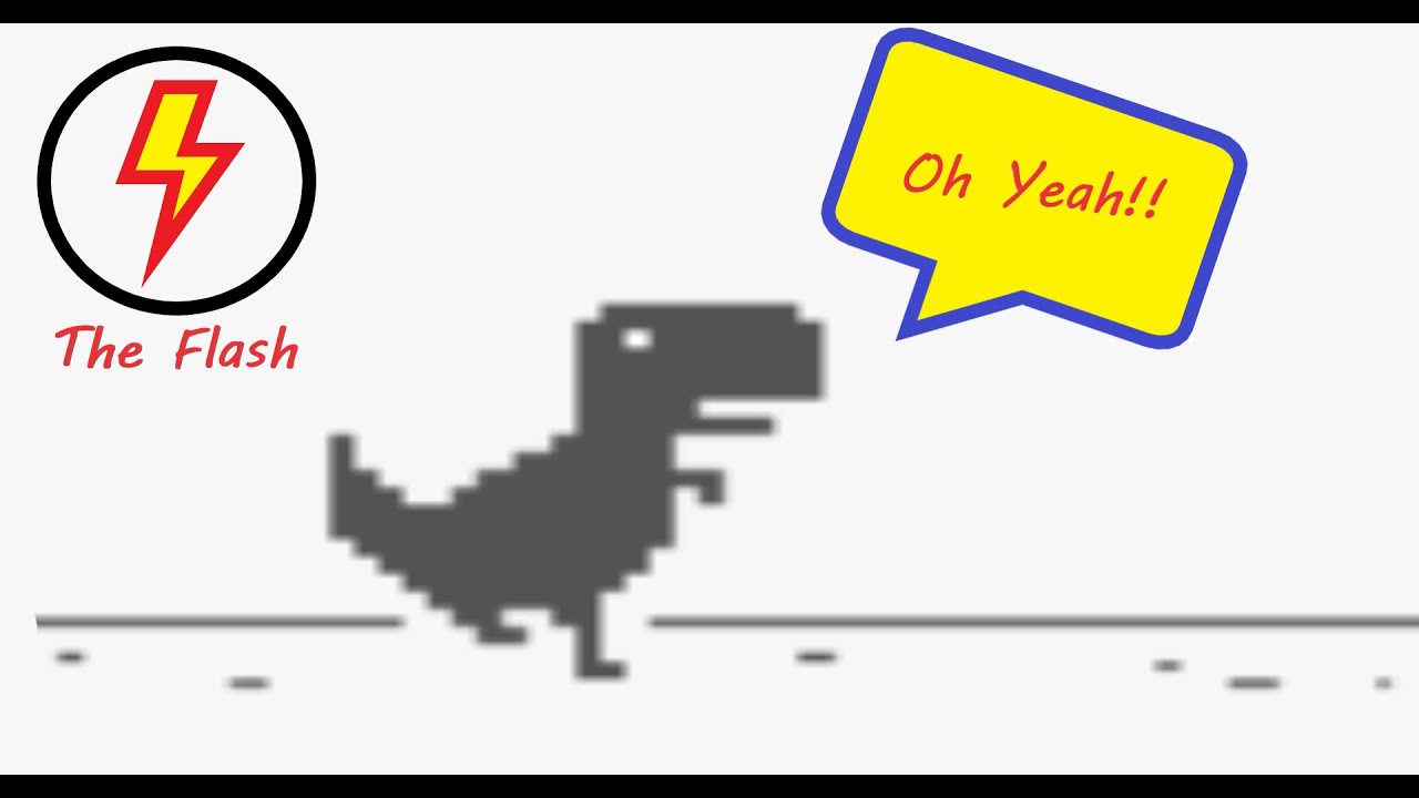 Google Dino super speed hack | T-Rex Flash - YouTube
