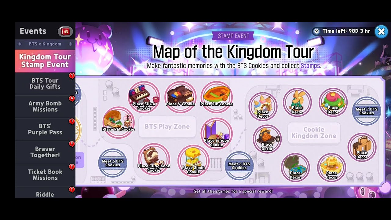 Event: Kingdom Tour Stamp (Map of the Kingdom Tour) - Cookie Run ...
