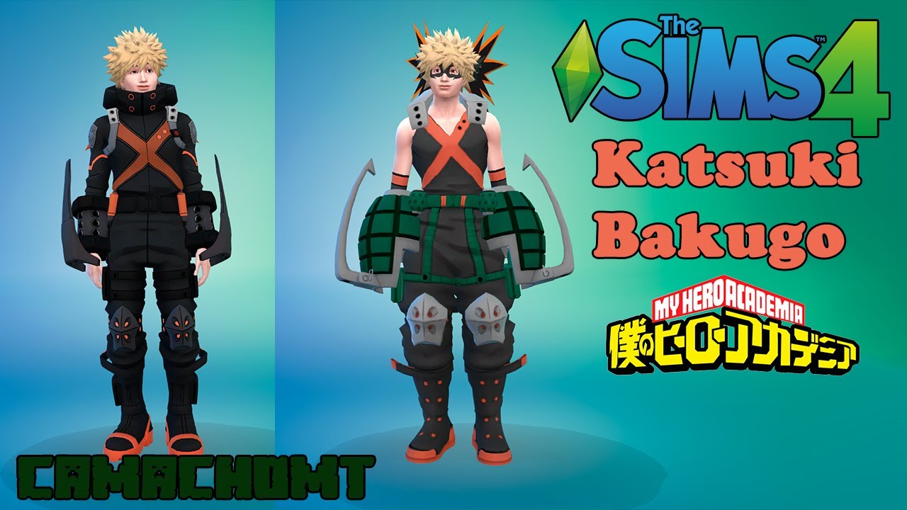 Katsuki Bakugo (Kacchan) | My Hero Academy | Sims 4 - YouTube