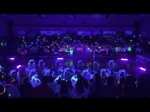 Black Light pep rally dance - YouTube