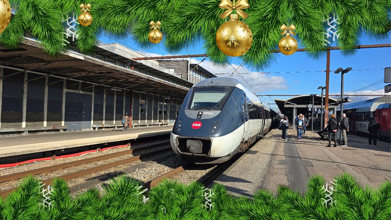 5 December 2024 | DSB IC4 togsæt på Roskilde station - YouTube