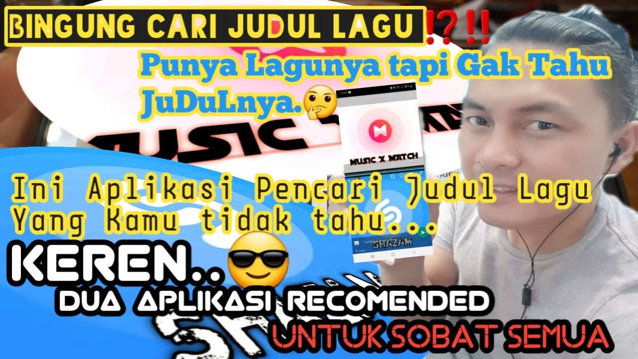 2 aplikasi keren pencari judul lagu 2021 - YouTube