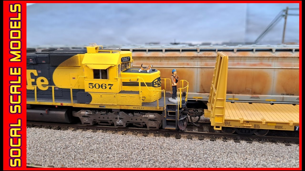 Operations | Santa Fe SD40-2 Switching - YouTube