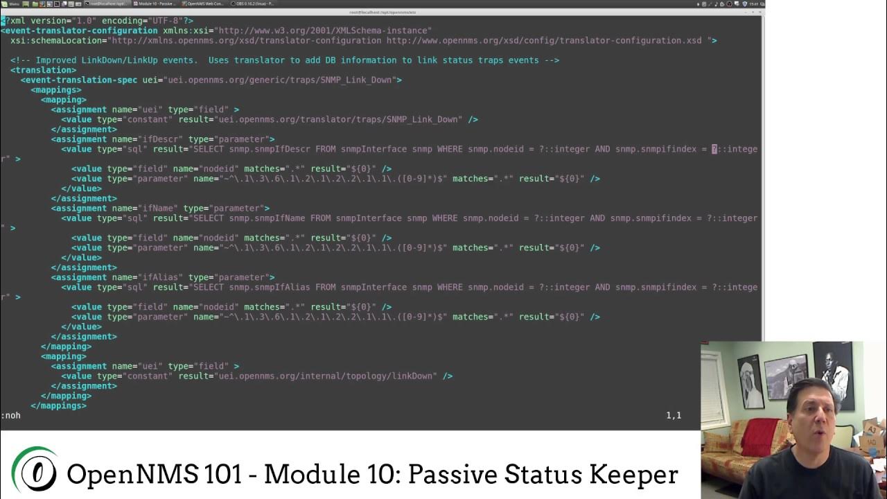 OpenNMS 101 - Module 10: Passive Status Keeper - YouTube