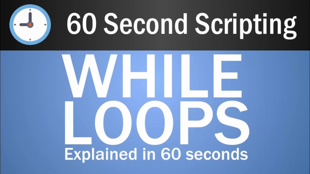 While Loops (While true do) | 60 Second Scripting - YouTube