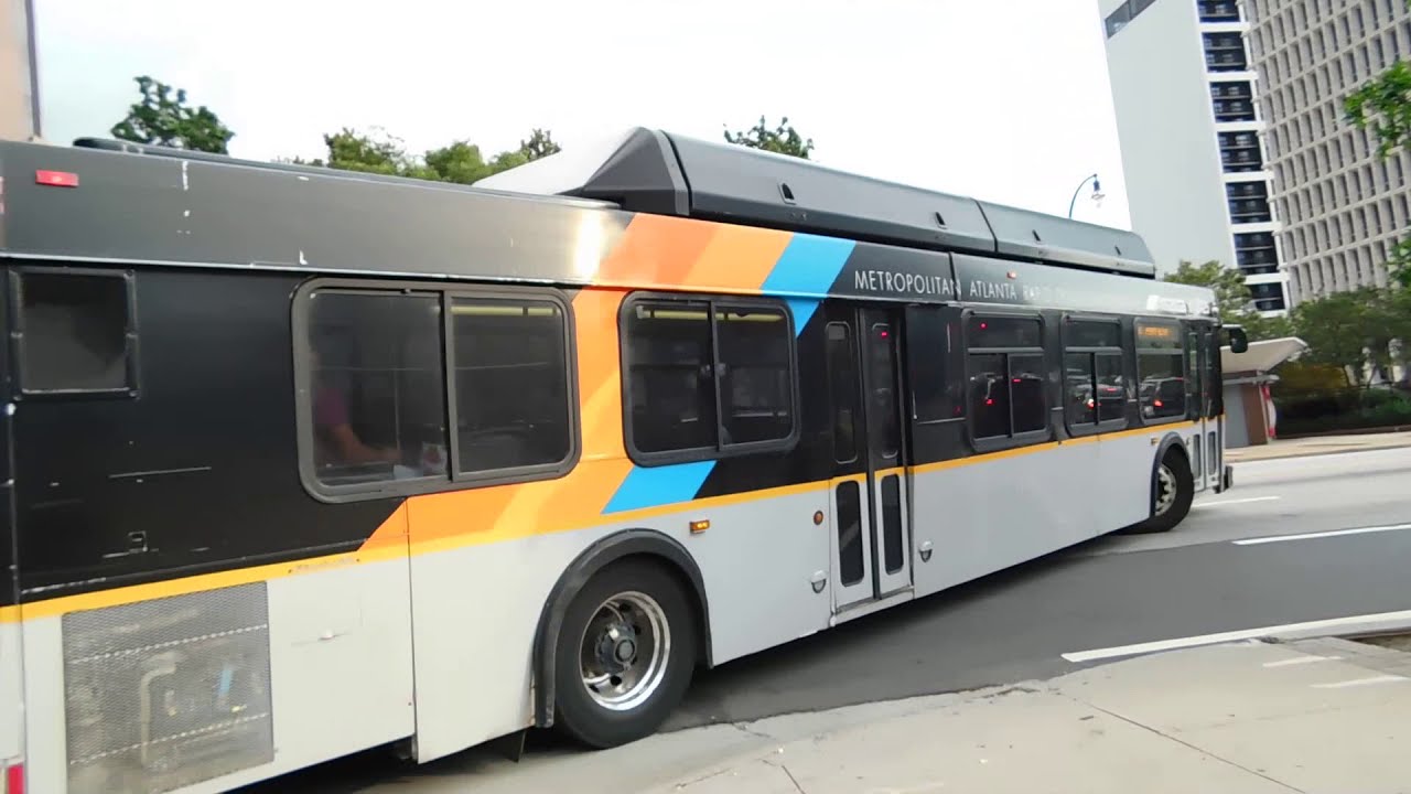 MARTA: 2007 New Flyer C40LF (CNG) #2425 ~ w/ John Deere 6081H - YouTube