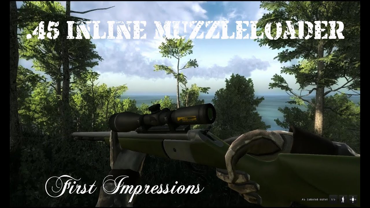 The Hunter - .45 Inline Muzzleloader - First Impressions - YouTube