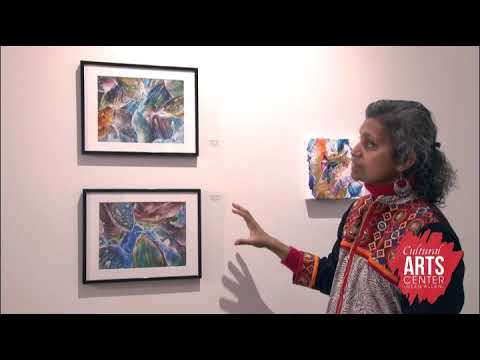 Gallery Tour with Artist Monica Rao - "Into the Light" - YouTube