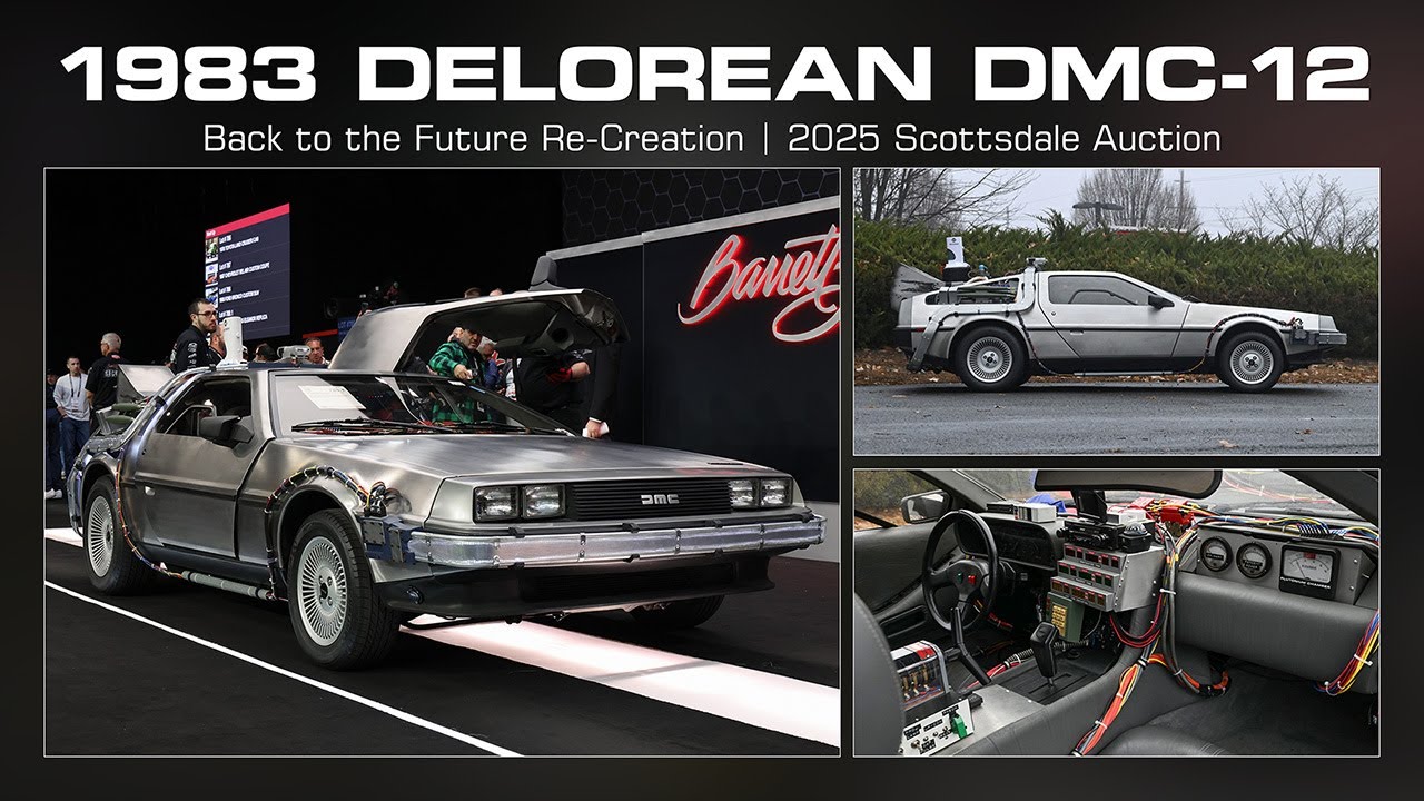 SOLD! 1983 DeLorean DMC-12 "Mr. Fusion" Time Machine Re-Creation ...