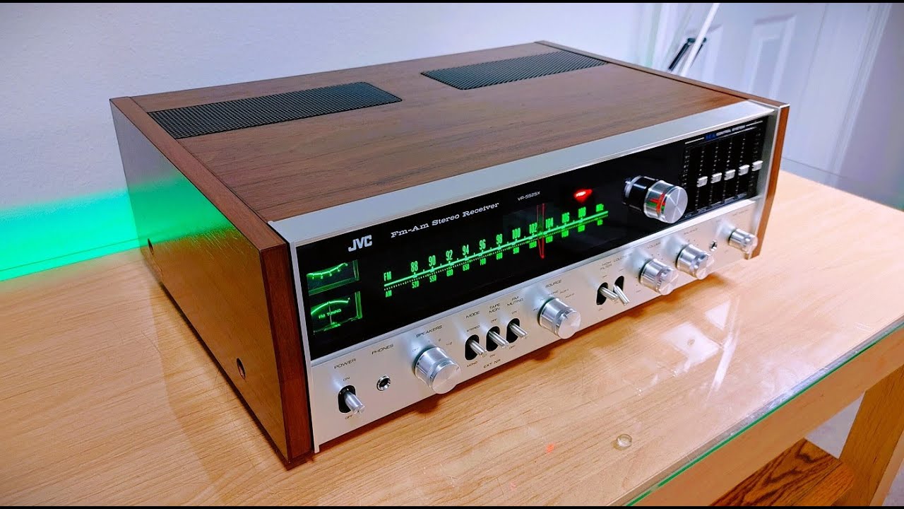 JVC VR-5525X Vintage Receiver - YouTube