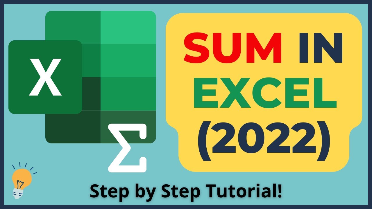How To Sum In Excel YouTube how-to-sum-in-excel-youtube