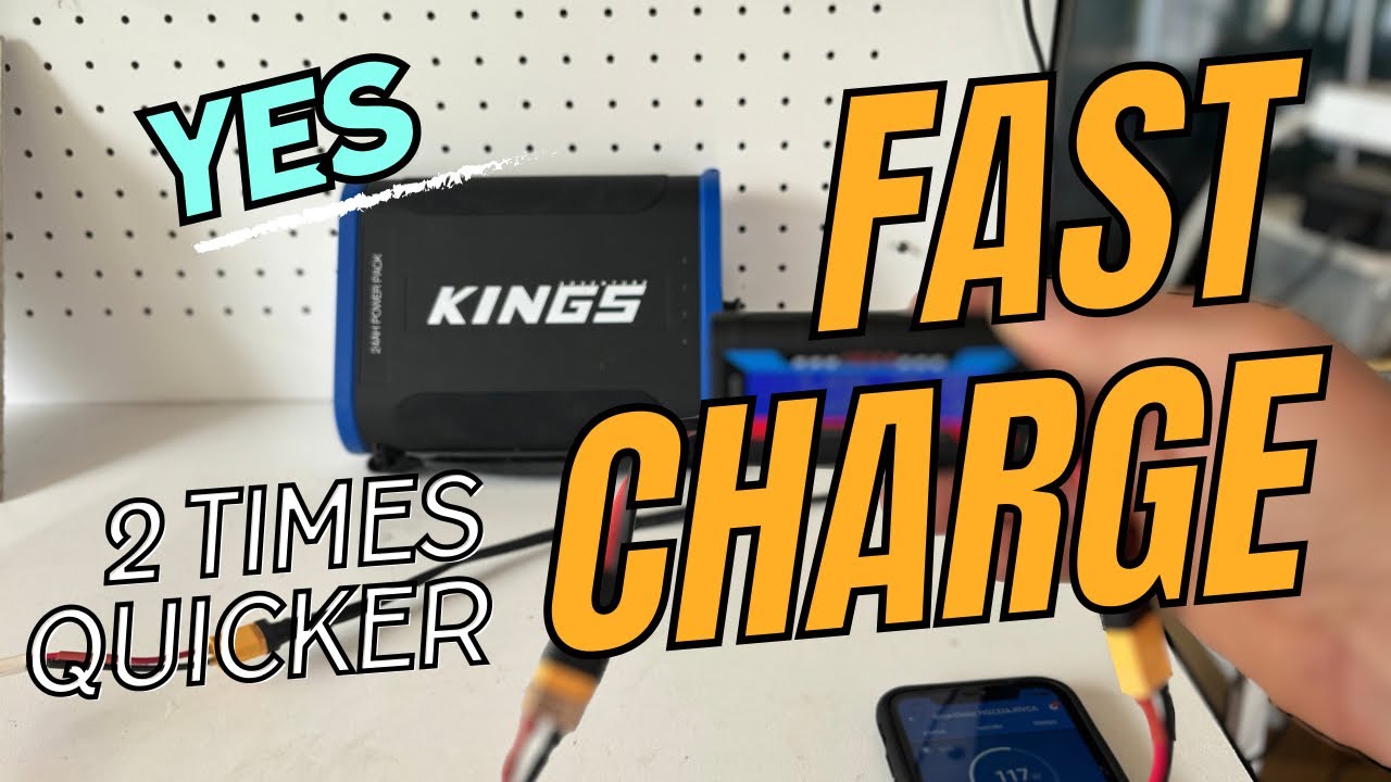 FAST CHARGE my Kings 24ah PORTABLE power pack. - YouTube