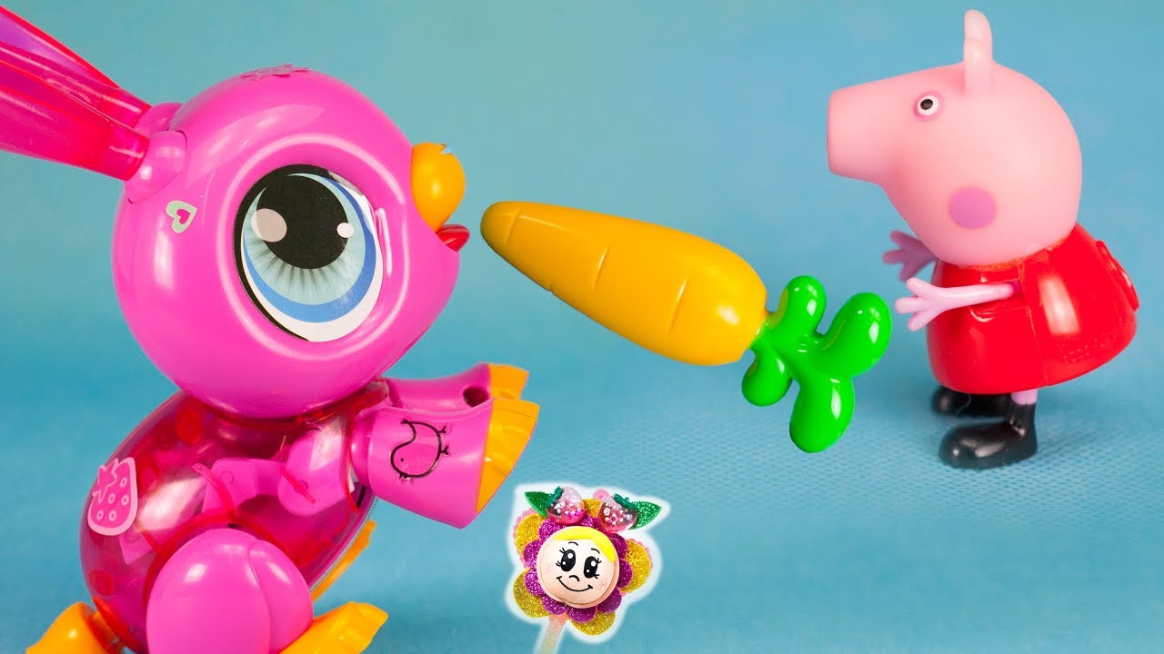 PEPPA PIG ET LES PINYPON CONSTRUISENT UN LAPIN ROBOT TRÈS MIGNON ...