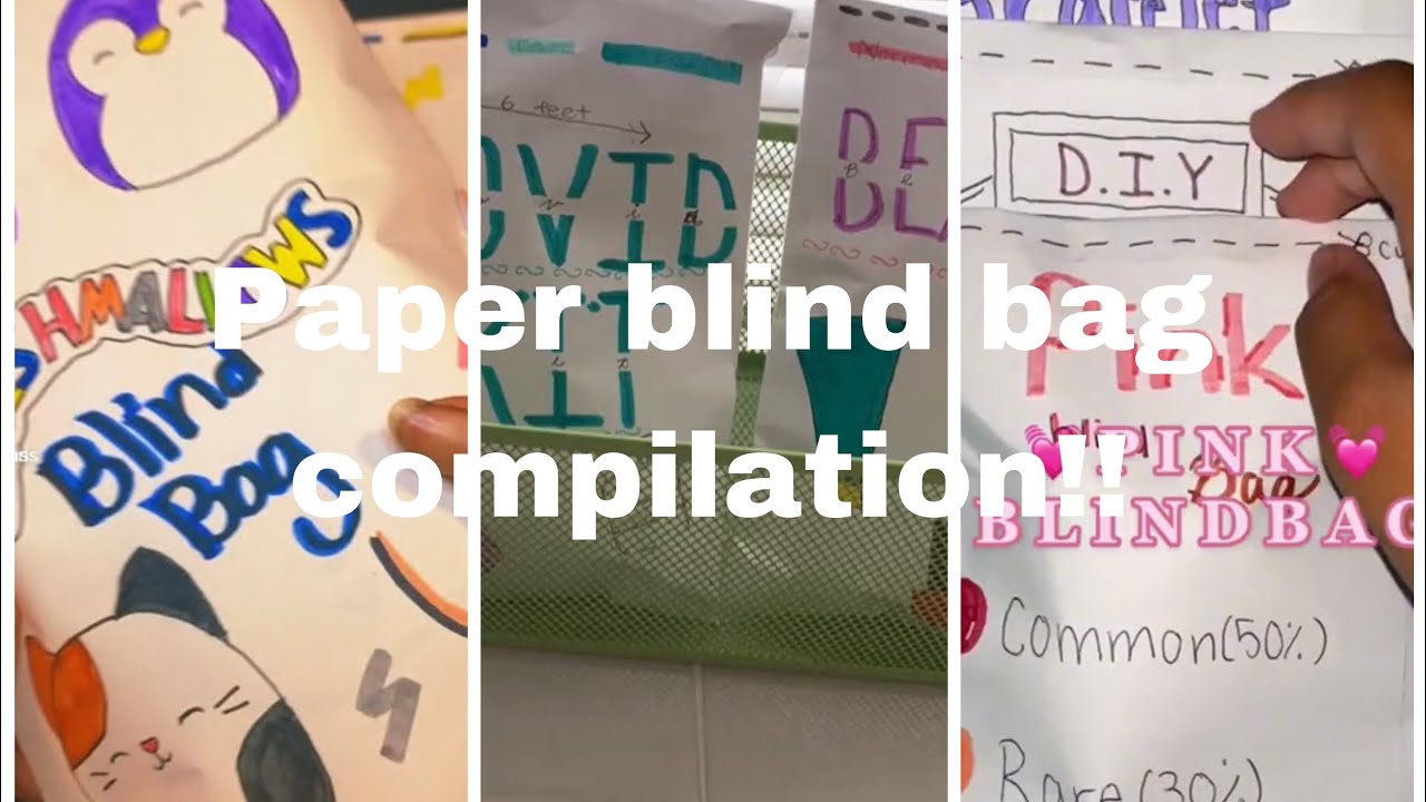 Paper blind bag compilation! | mxlssi - YouTube