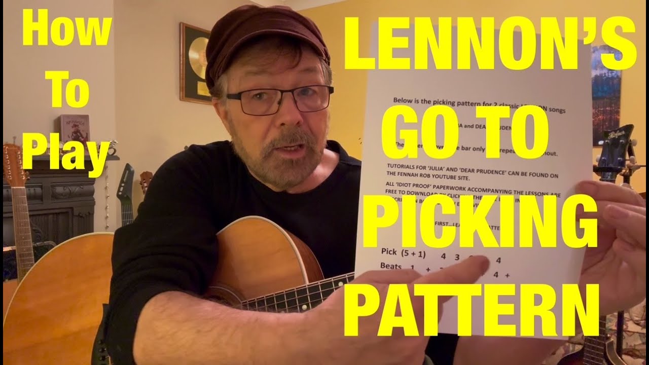 LENNON'S GO TO PICKING PATTERN - YouTube