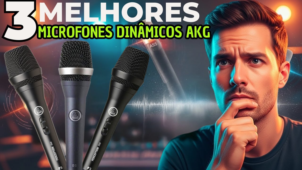 Qual O Melhor Microfone Dinâmico AKG para Voz e Gravação em 2025? - YouTube