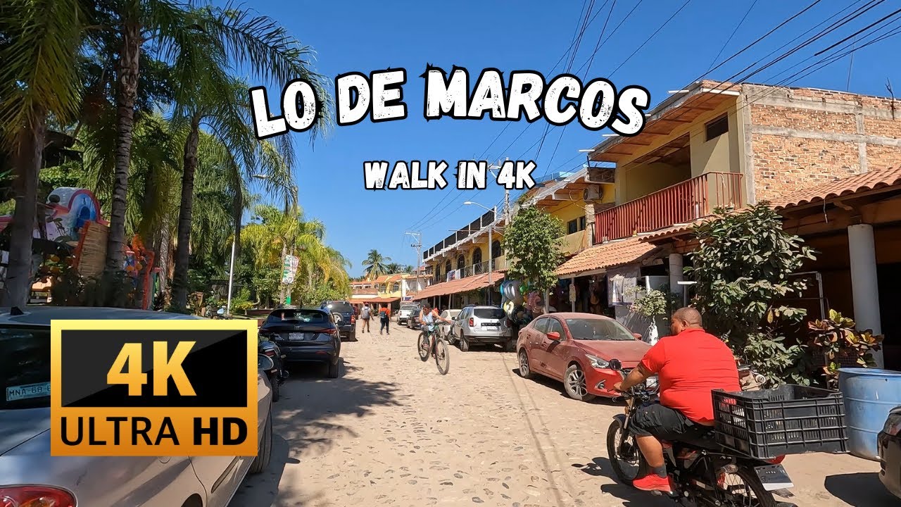 Lo de Marcos town walking tour in 4K - YouTube