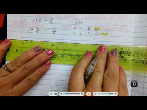 Graad 8 Breuke Optel en Aftrek Huiswerk Oefening 2 deel 3 - YouTube