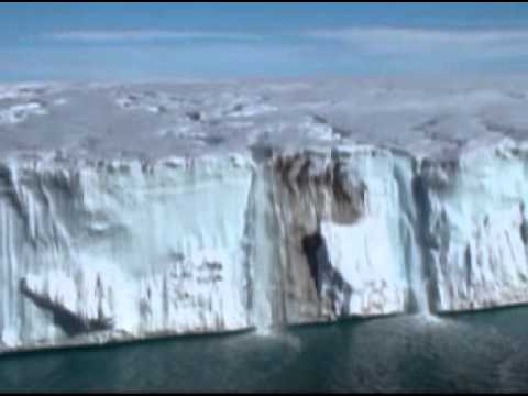 Arctic Ice Cap Waterfalls - YouTube