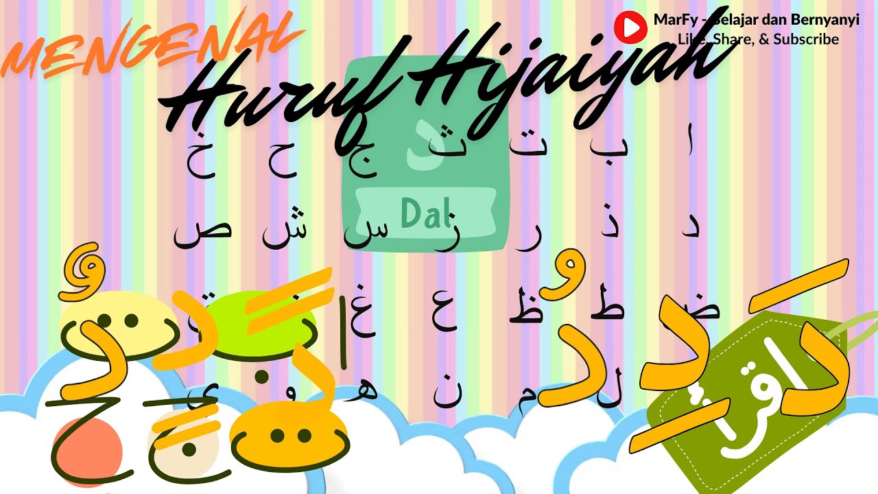 Belajar Huruf Hijaiyah | Mengenal Alif Ba Ta Tsa | A I U An In Un - YouTube