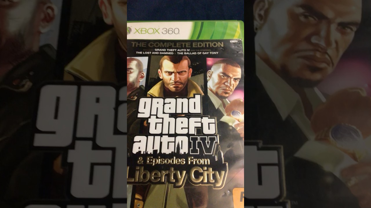 GTAIV + Episodes of Liberty City Game Piece XBOX 360 - YouTube