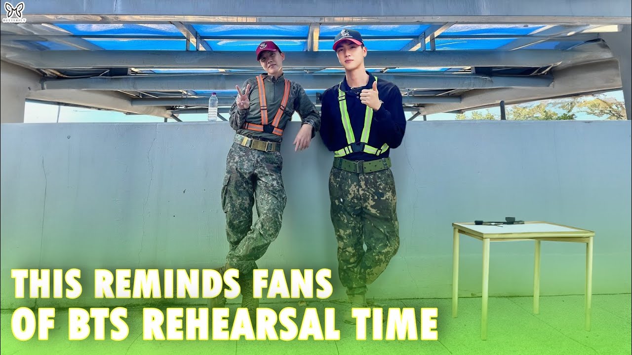 Unexpected Events, Bts Jin And Jhope Military Training Together Which ...