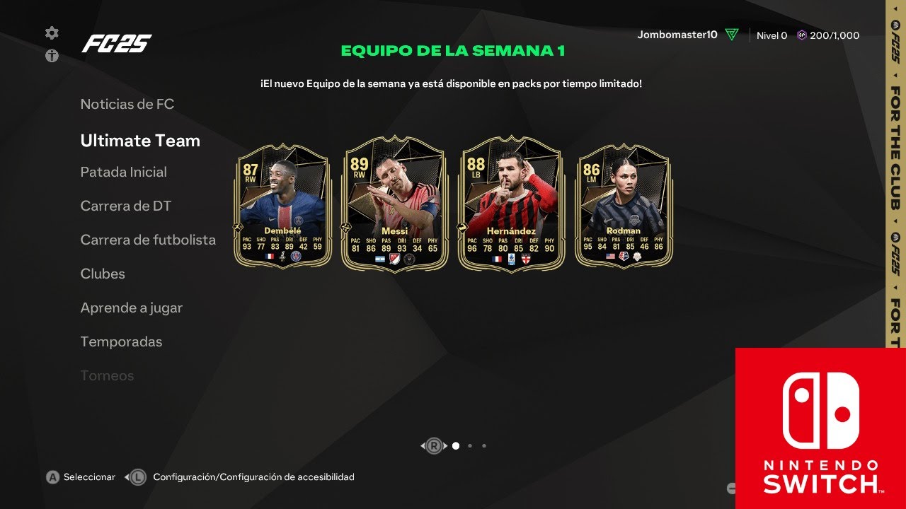 FC 25 NINTENDO SWITCH SEGUIMOS JUGANDO - YouTube