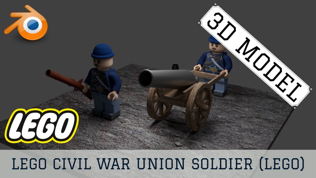 Lego Sets (America Civil War Union Soldiers) - (Custom Set #02) - 3D ...