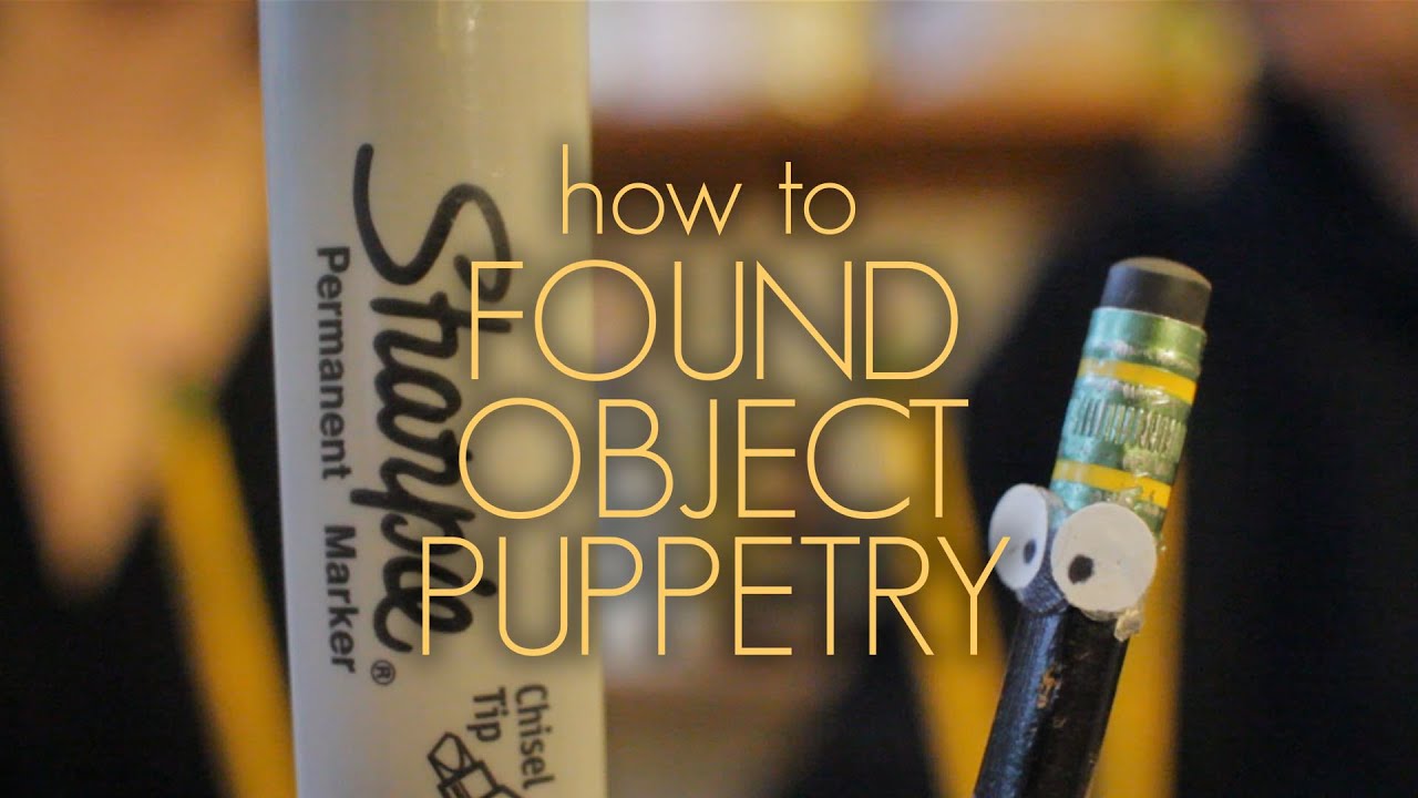 How to Make a Puppet Show with Found Objects - YouTube