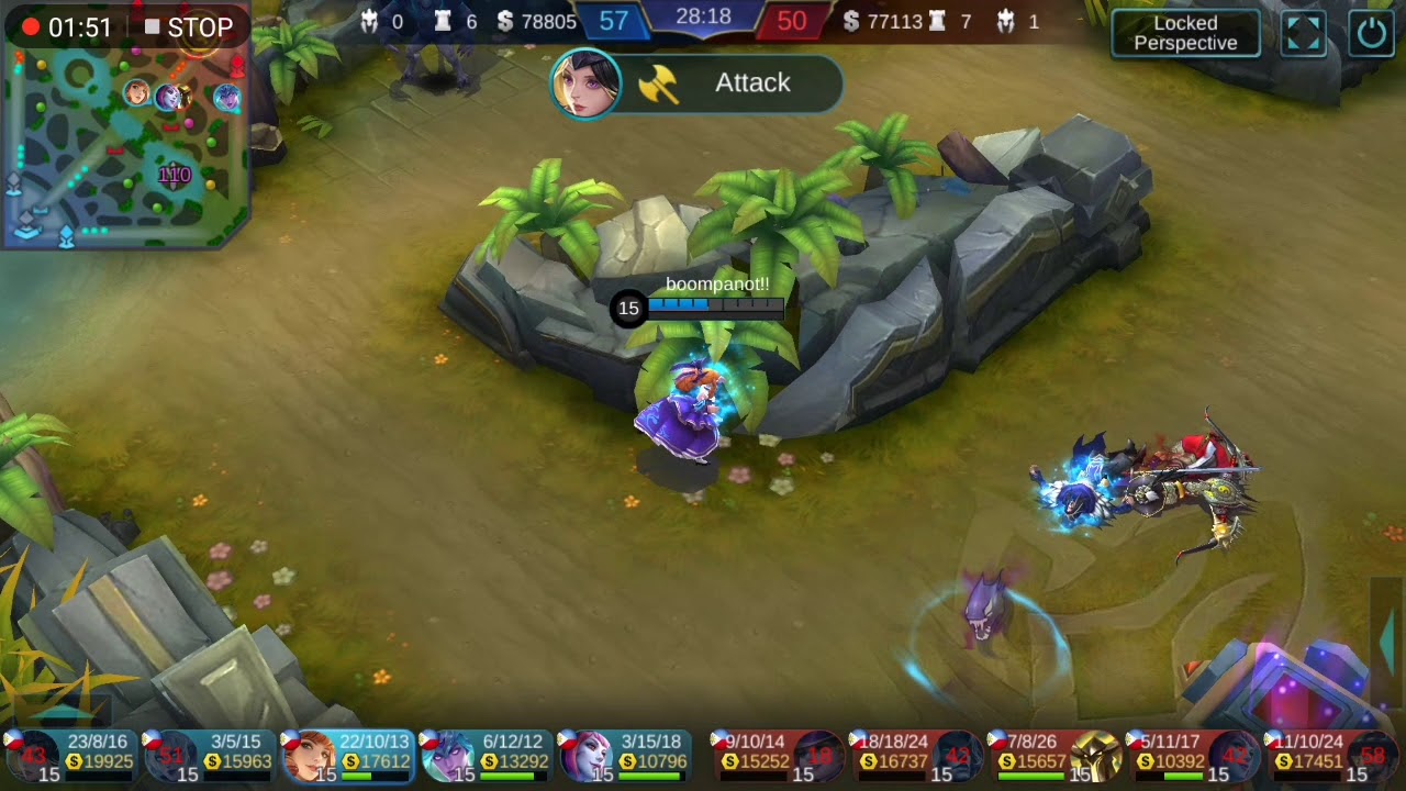 mobile legends 1hit tower comeback 🤣🤣🤣 - YouTube