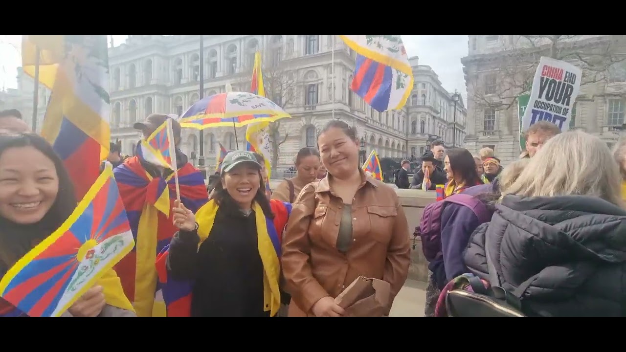 10th March Tibetan Uprising Day in London, 2025- Dechen - Part 1. - YouTube