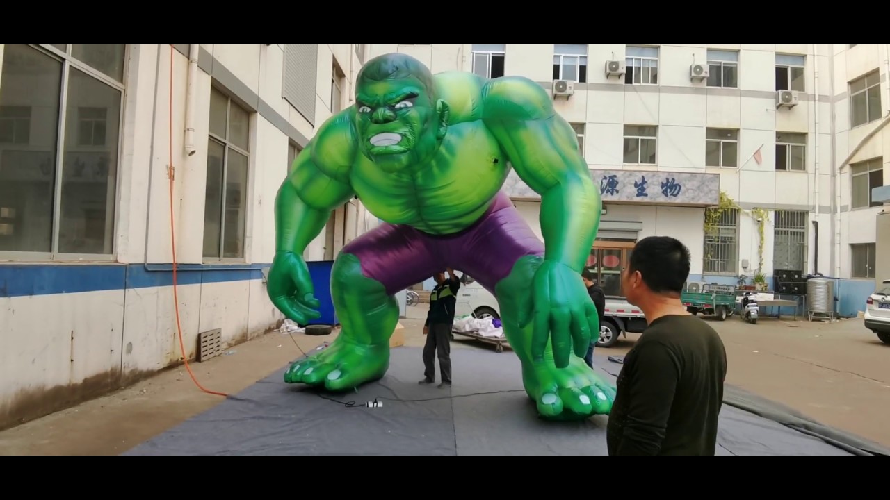 Advertising Inflatables Hulk For Stage Decoration - YouTube