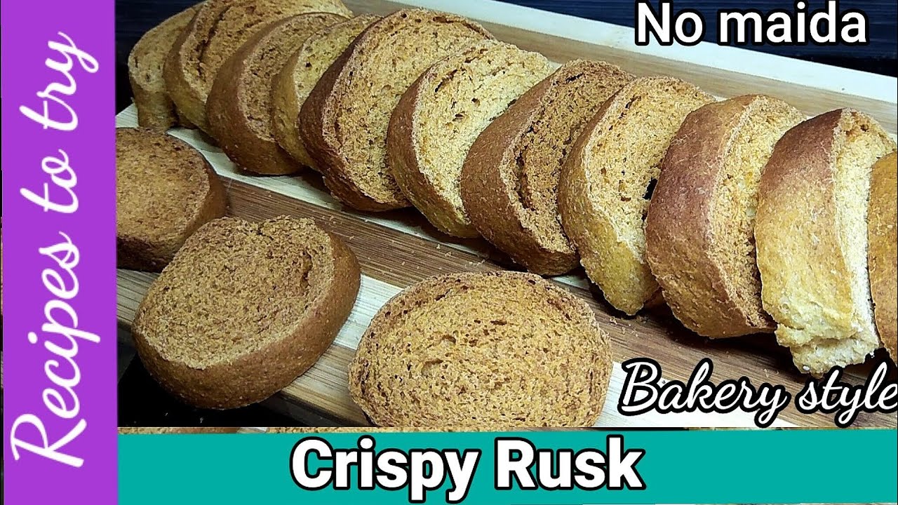 Bakery Style Rusk | Elaichi Flavor Suji Rusk | Tea Time Rusk Recipe ...