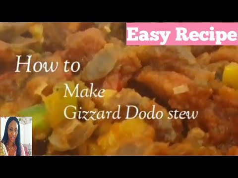How To Make Gizzard Dodo - YouTube